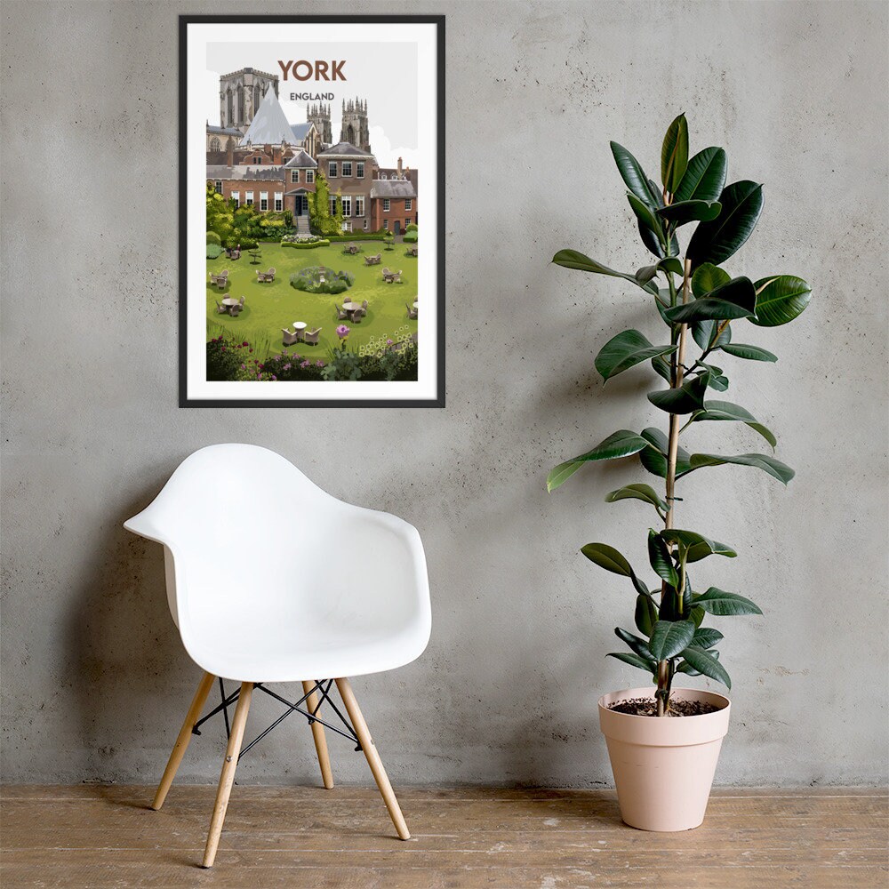 My York Minster United Kingdom Travel Poster, York Minster England ...