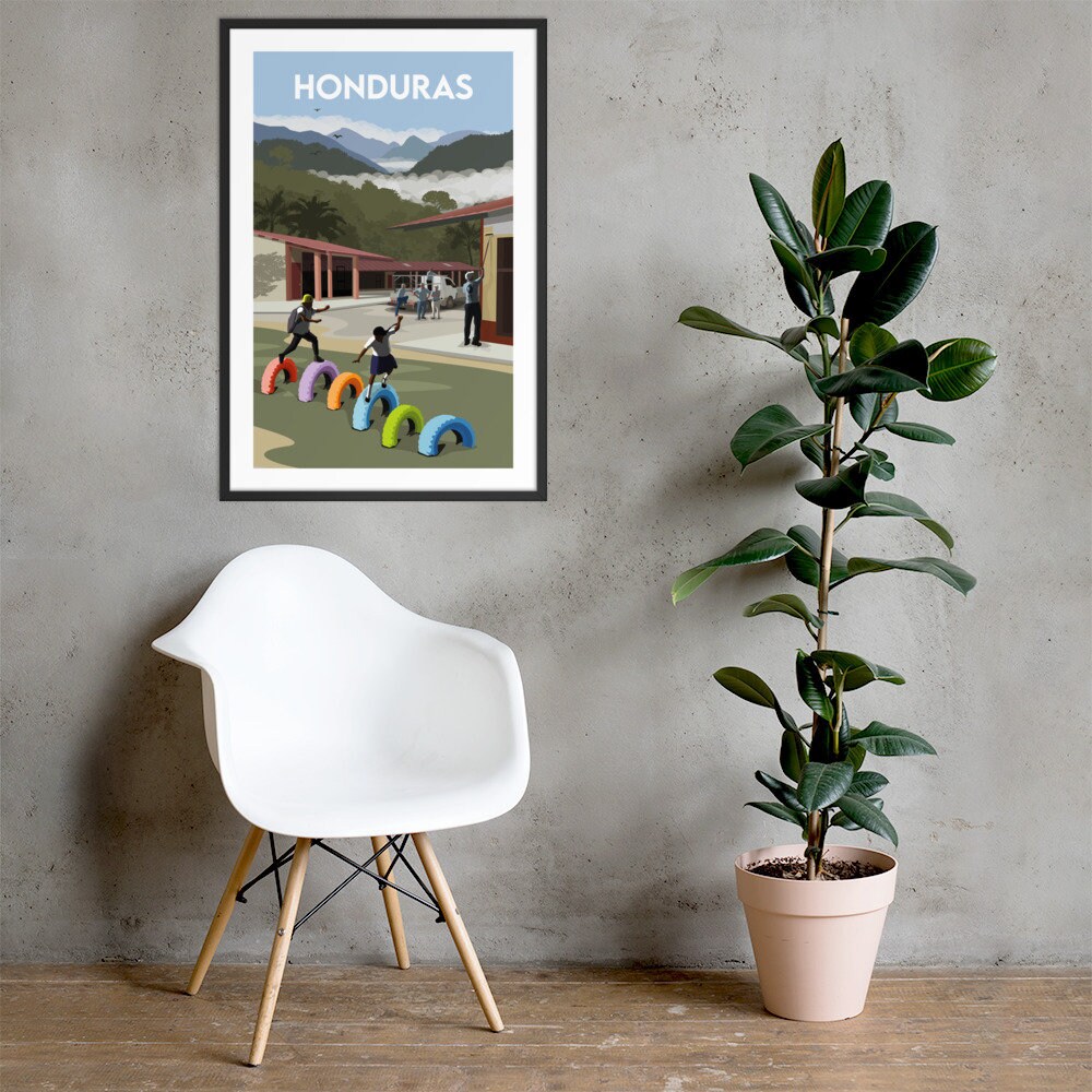 My Honduras Travel Poster Honduras Print Honduras Wall Art - Etsy