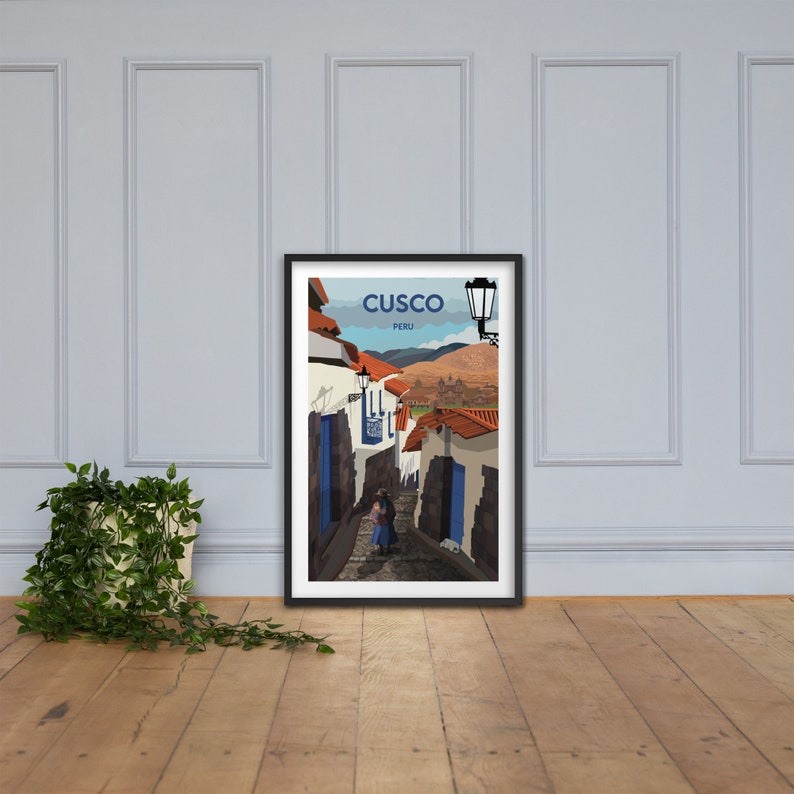 My Cusco Peru Travel Poster, Cusco Peru Print, Cusco Peru Wall Art ...