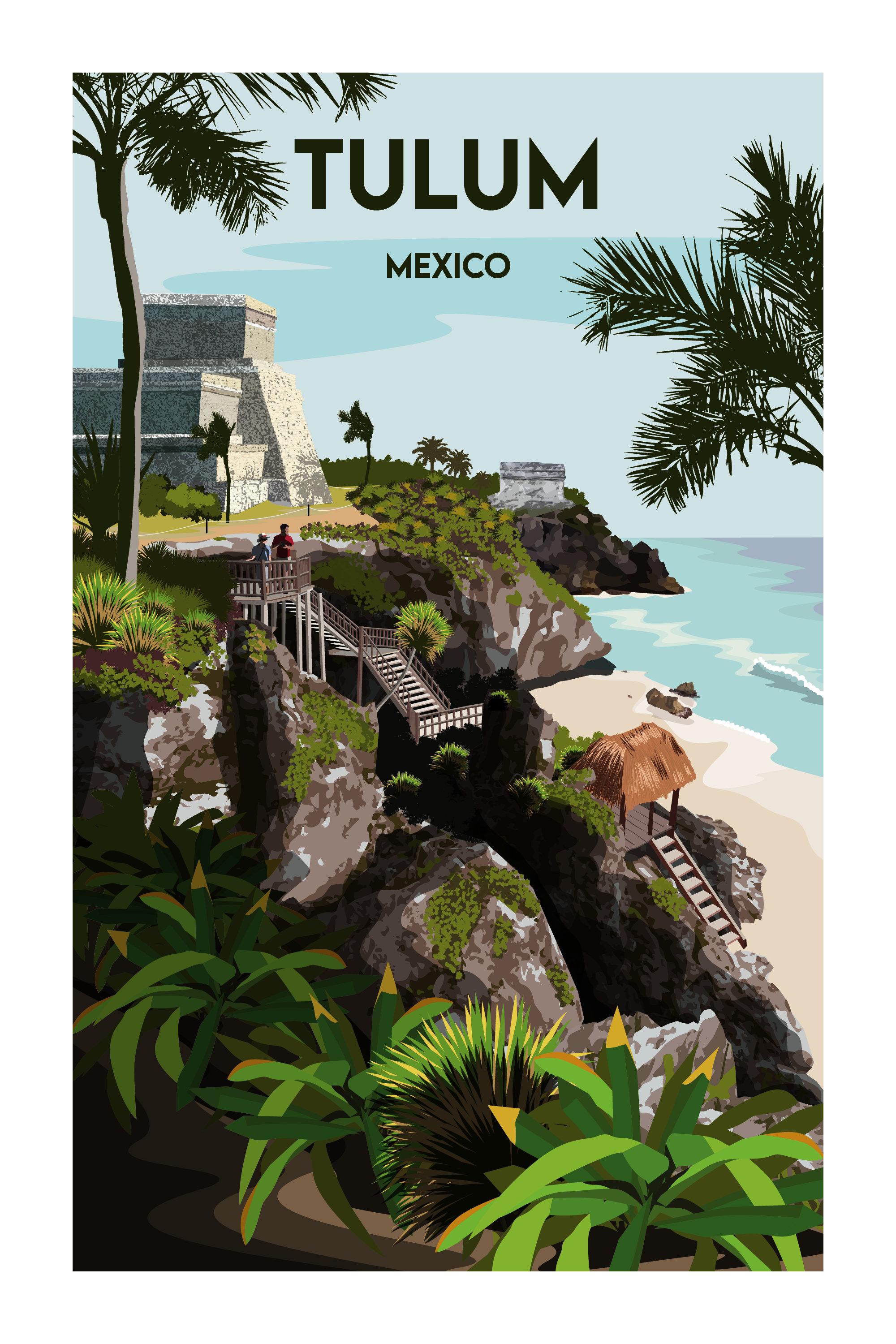 My Tulum Mexico Travel Poster Tulum Mexico Print Tulum - Etsy