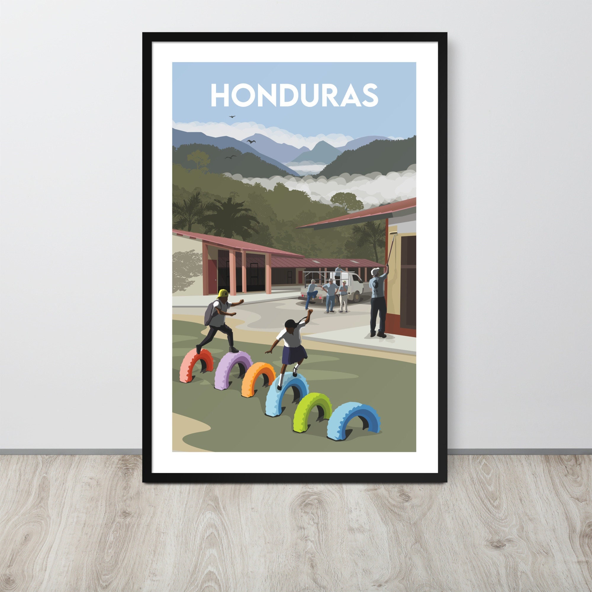 My Honduras Travel Poster Honduras Print Honduras Wall Art - Etsy