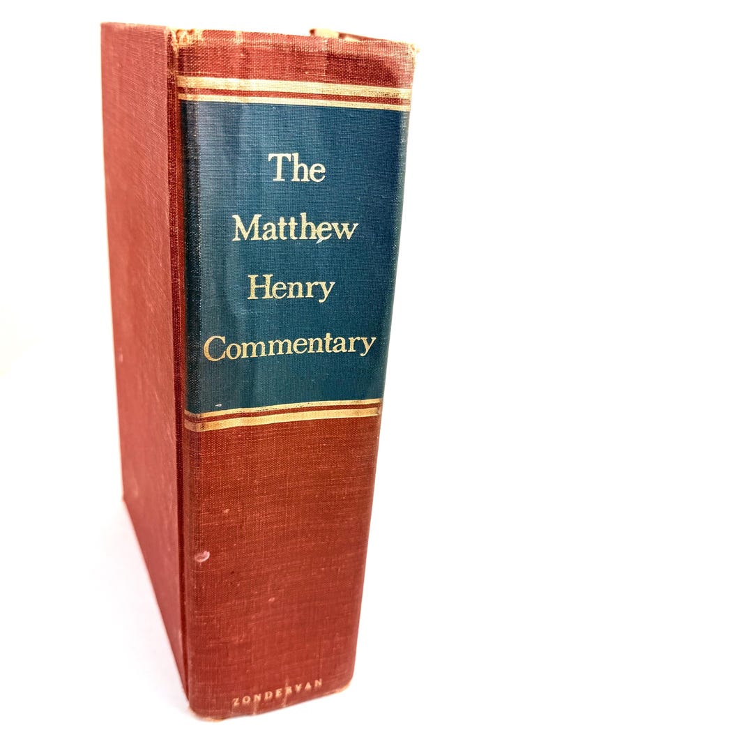Vintage the Matthew Henry Commentary - the Whole Bible 19971. Bible ...