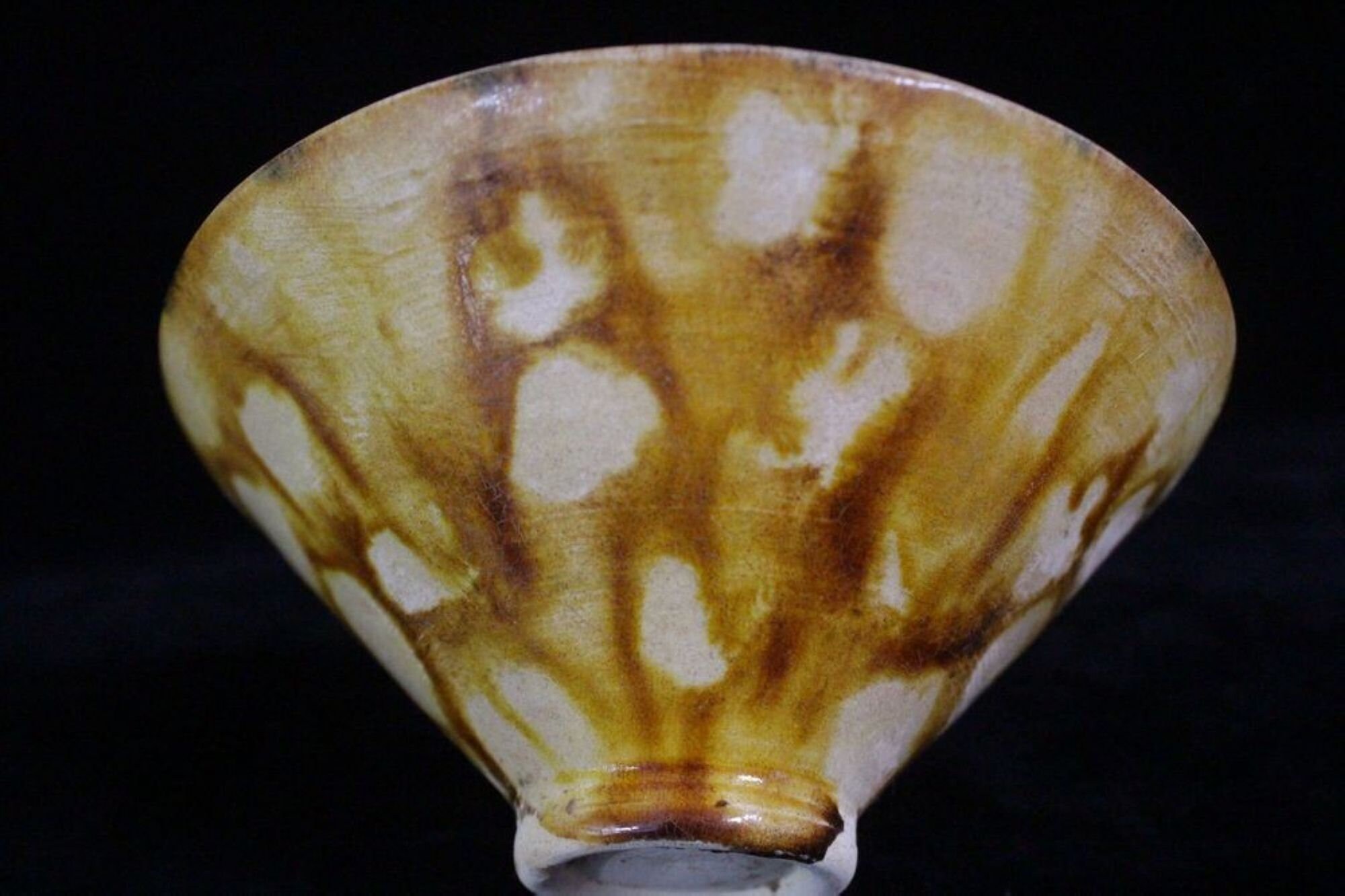 Rare Chinese Old jian Kiln Handmade Yellow and - Etsy