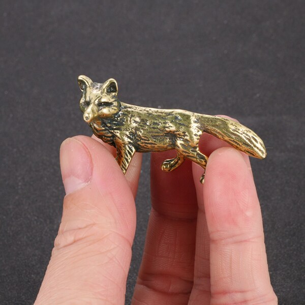 Brass Fox - Etsy