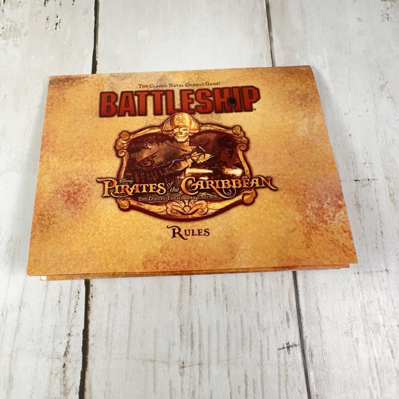 Disney Pirates of the Caribbean Replacement Rules Instructional Manual ...