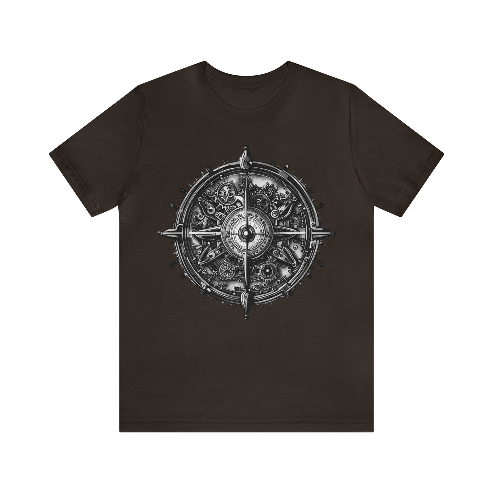 Steampunk Mechanical Compass T-shirt Navigate Your Style - Etsy