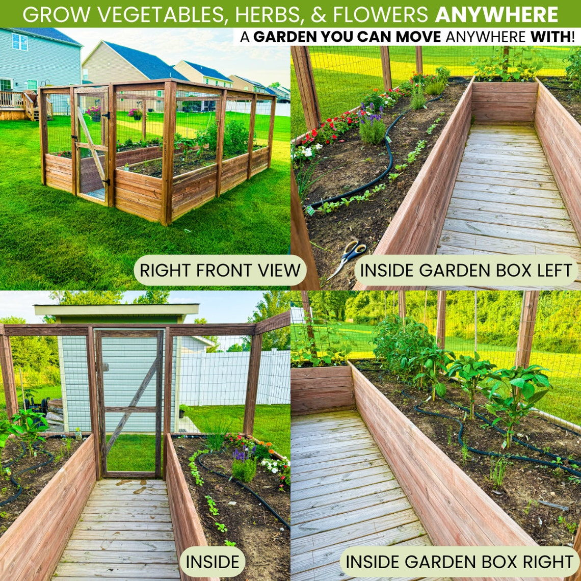 Diy Raised Garden Bed Plans For Raised Garden Bed Enclosed Garden Plans