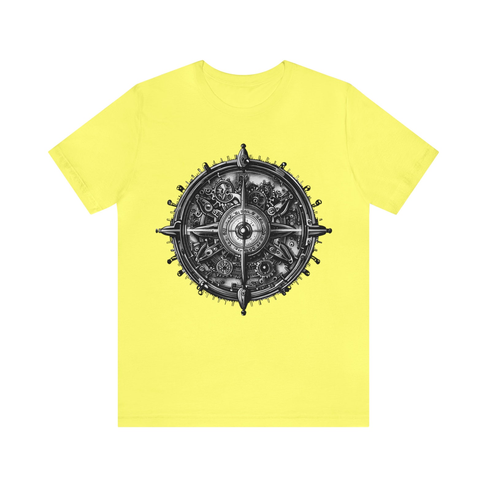Steampunk Mechanical Compass T-shirt Navigate Your Style - Etsy
