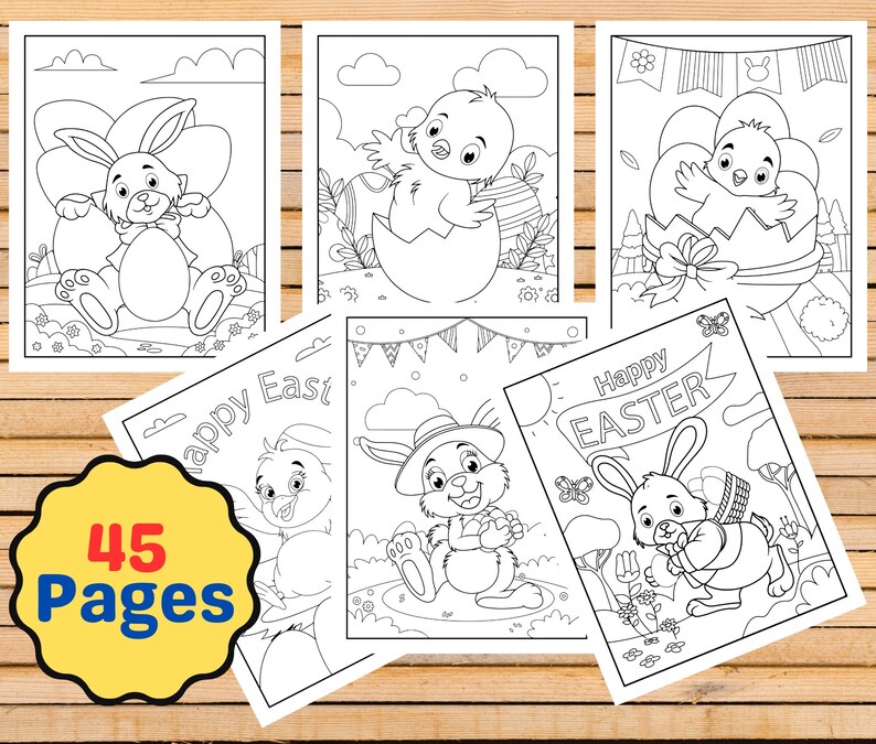 Easter Activities Easter Coloring Pages Pdf Easter Egg Printable ...