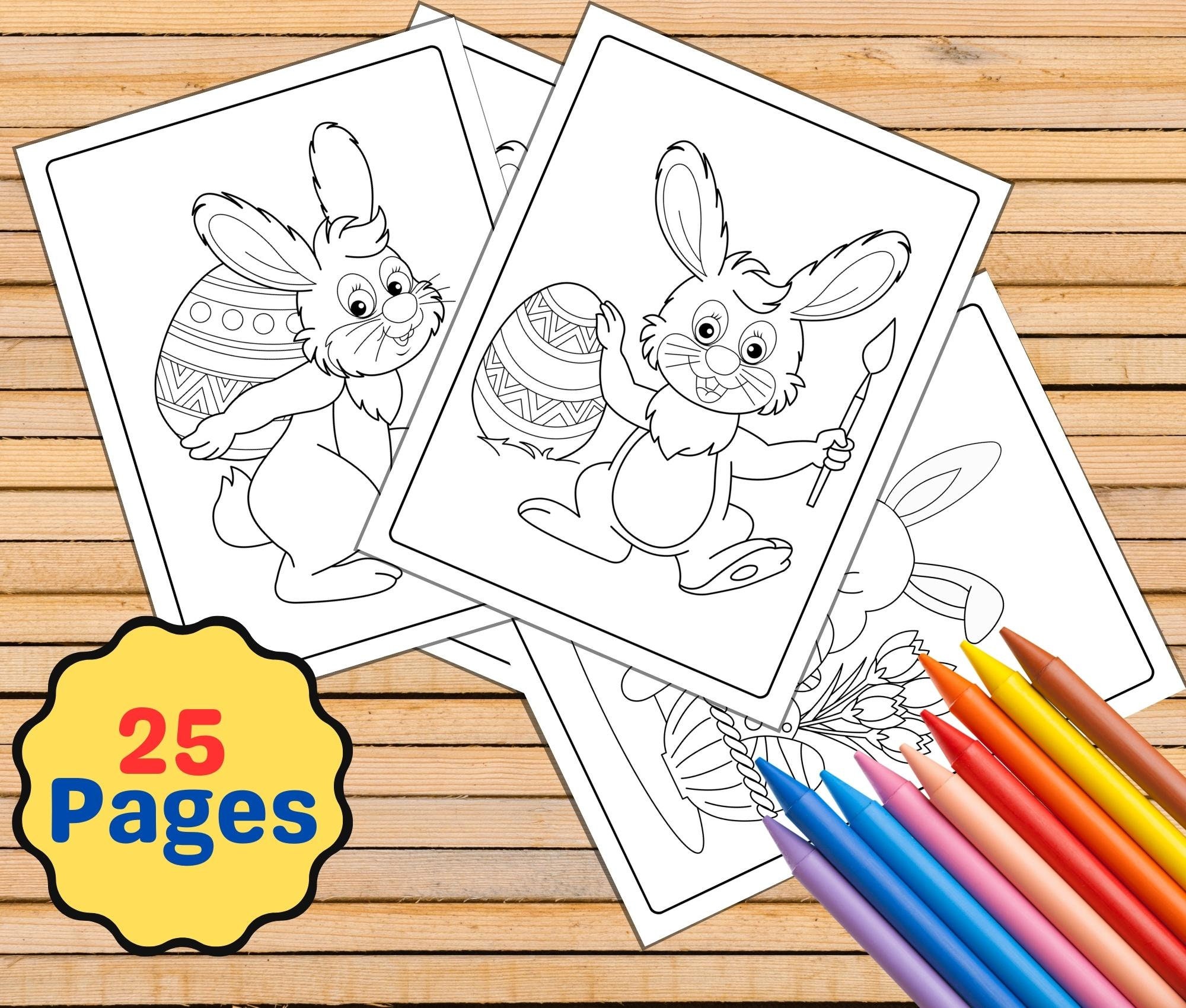 Easter Coloring Pages Easter Coloring Pages Pdf Easter Egg Printable ...