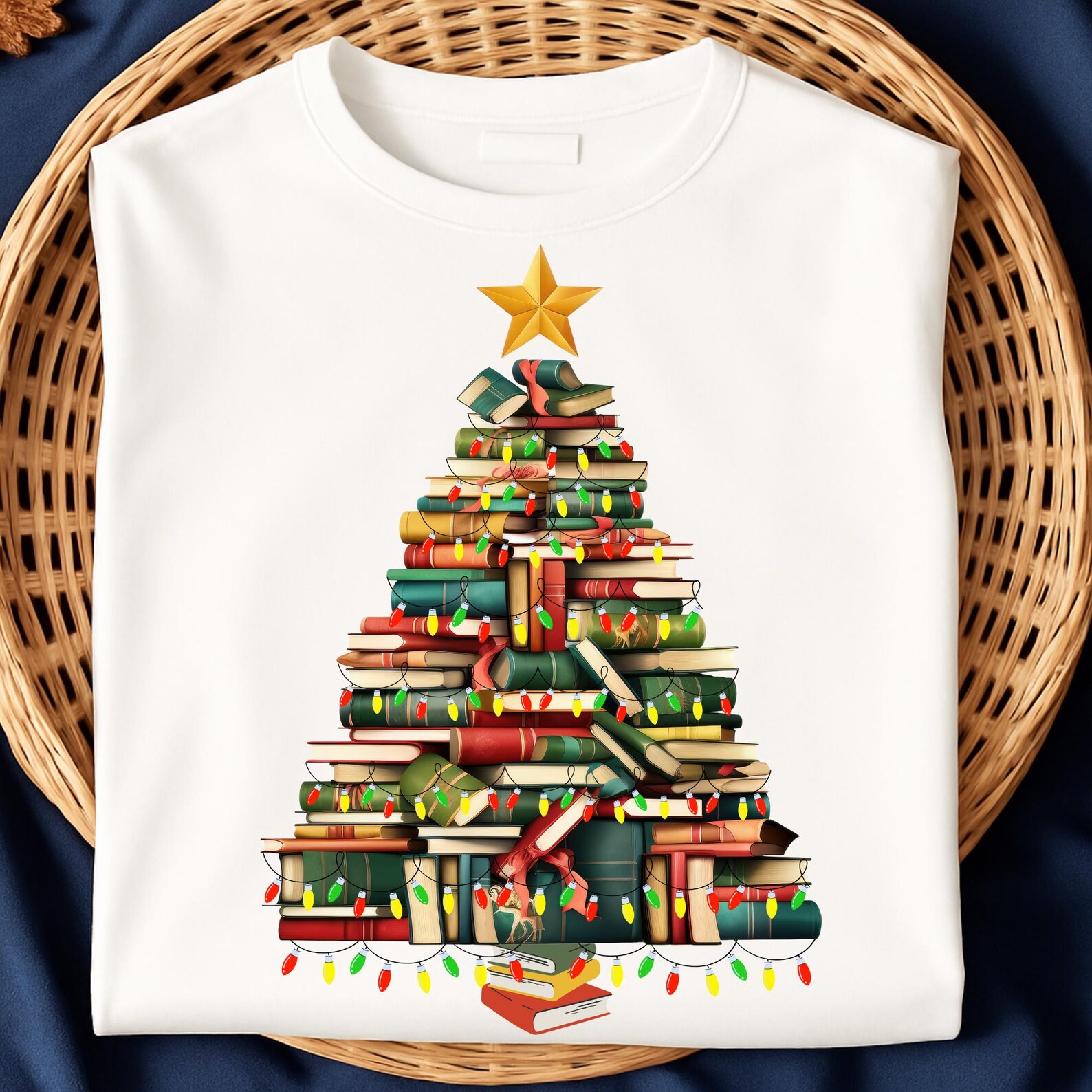 Christmas Book Tree Png, Bookworm Christmas Png, All Booked for ...