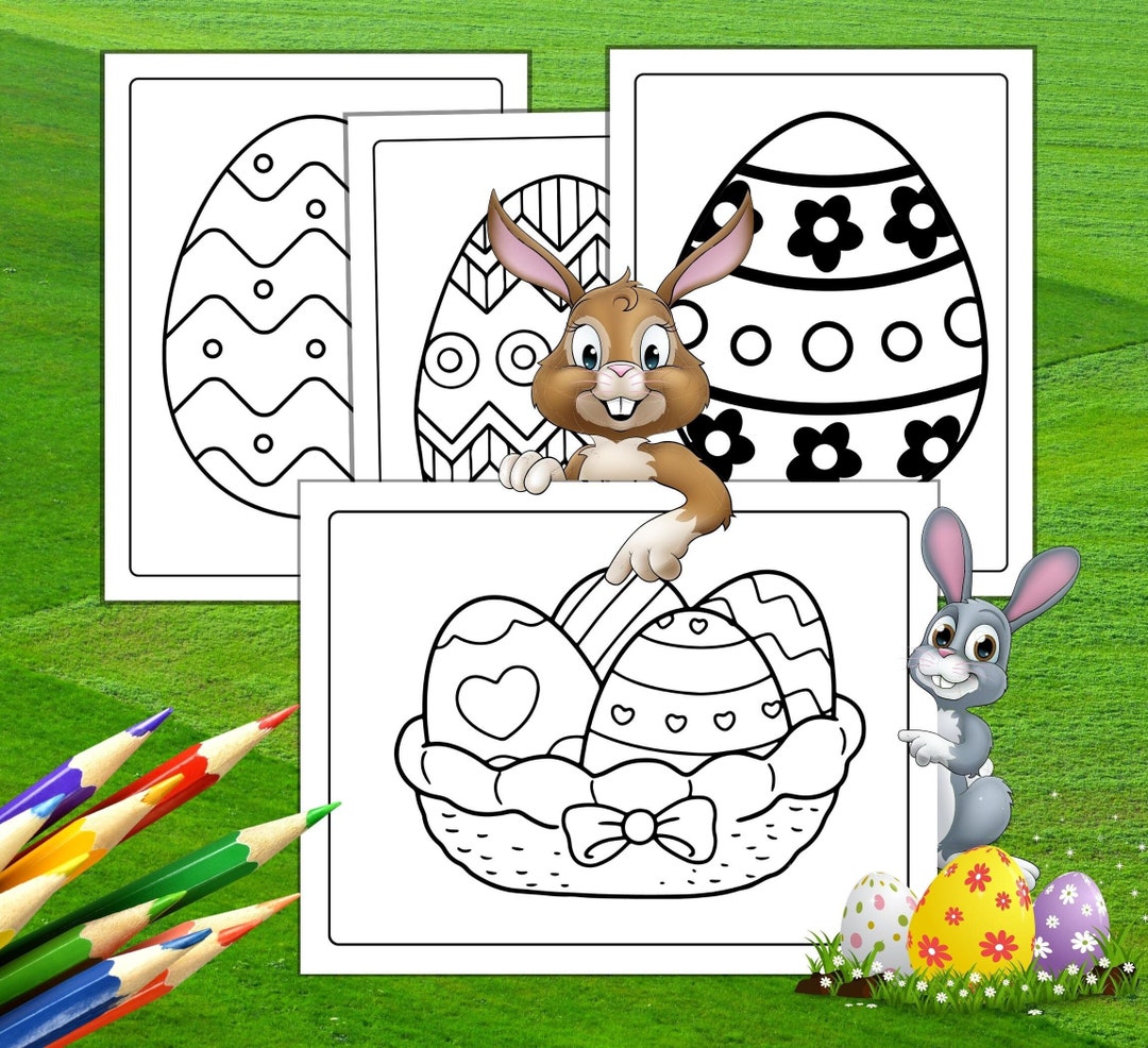Easter Egg Coloring Pages | Easter Coloring Pages Pdf | Easter Egg ...