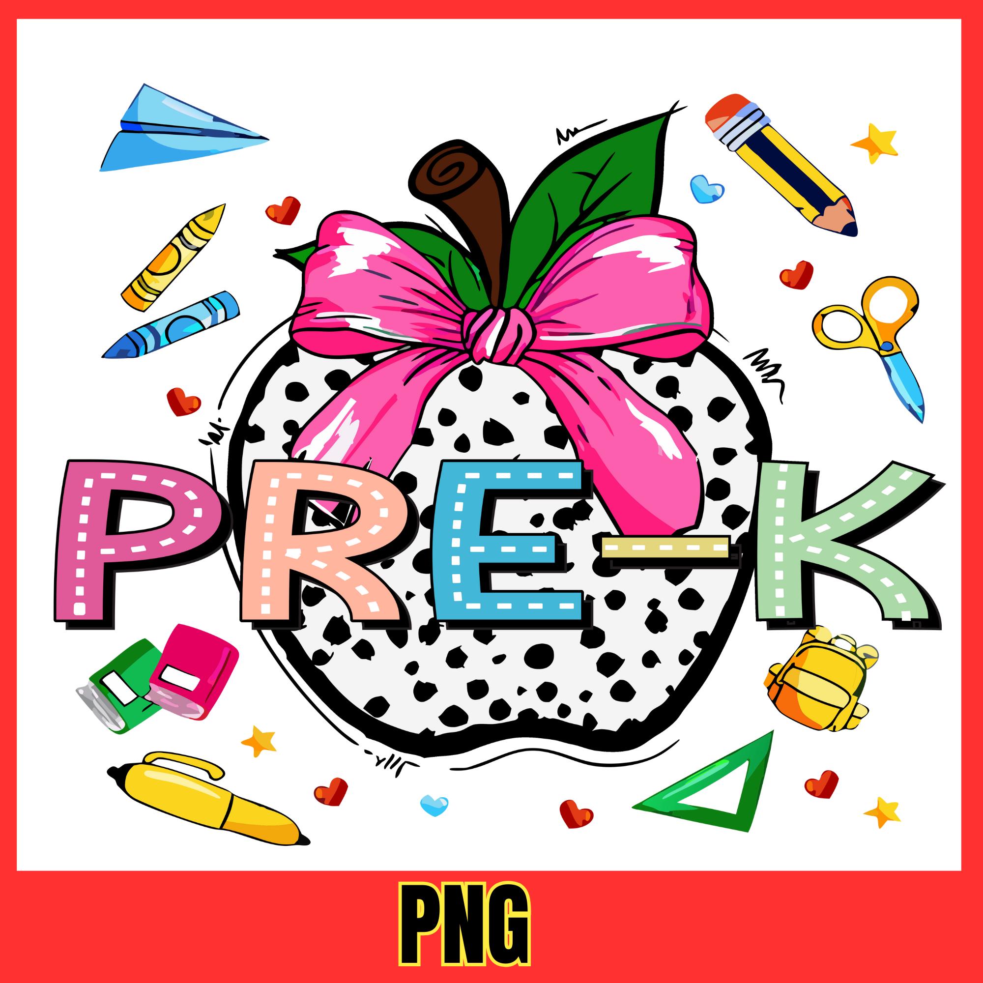 Pre-k Png, Sublimation Design, Kids Png , Trendy Png , Pre-kindergarten ...