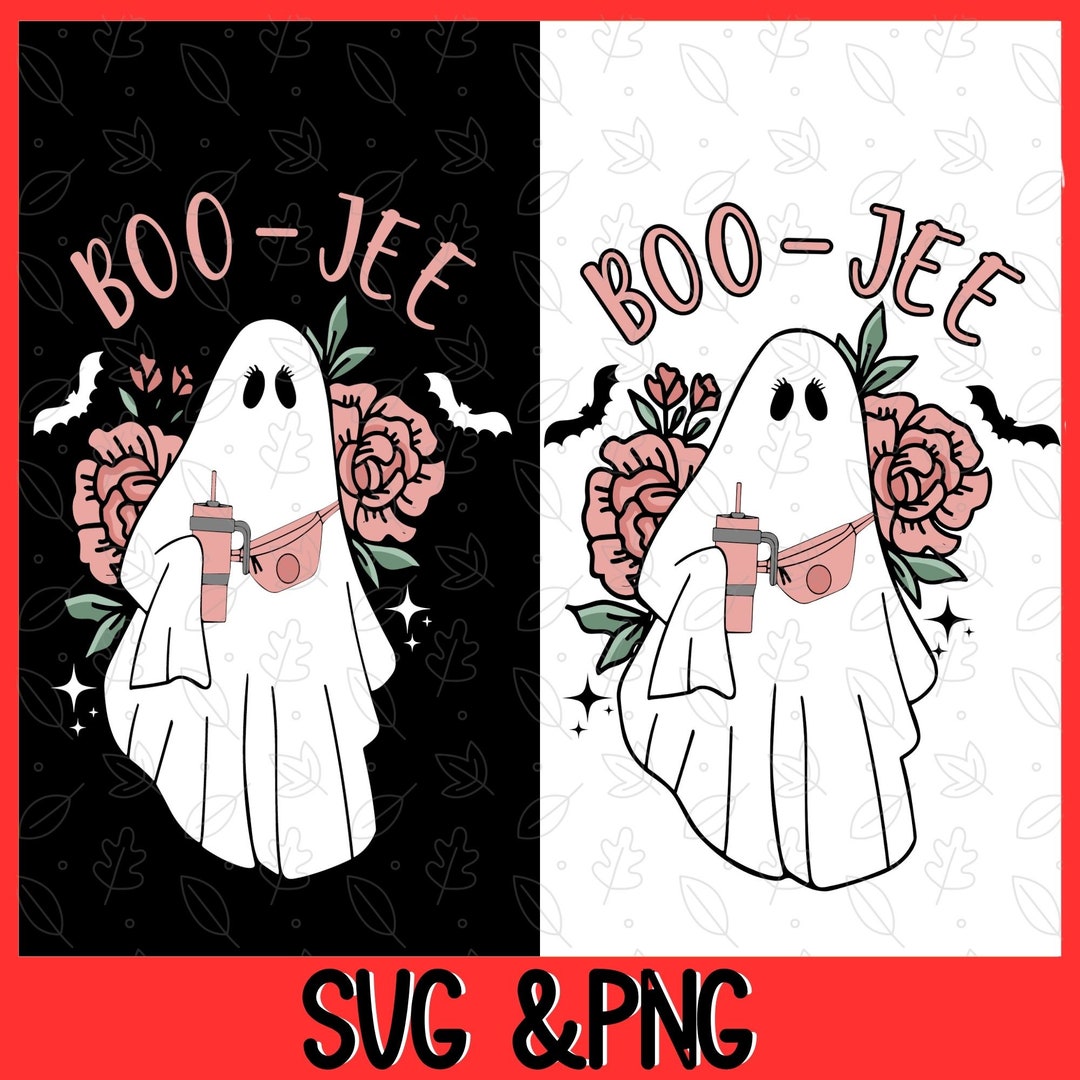 Boo Jee Ghost SVG Boojee Stanley Tumbler Inspired Ghost PNG - Etsy