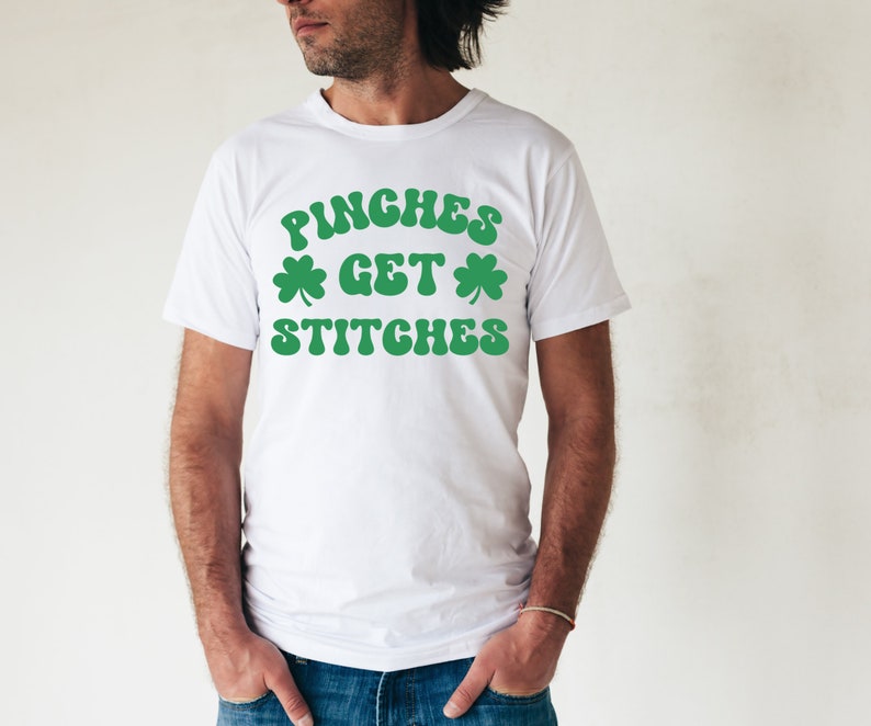 Pinches Get Stitches Svg Png Jpg Shamrock Svg St Patricks - Etsy