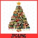 Christmas Book Tree Png, Bookworm Christmas Png, All Booked for ...