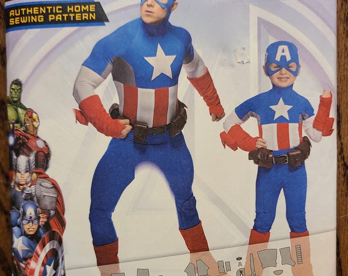 Simplicity 1030A, Avengers, Sewing Pattern, Captain America - Etsy