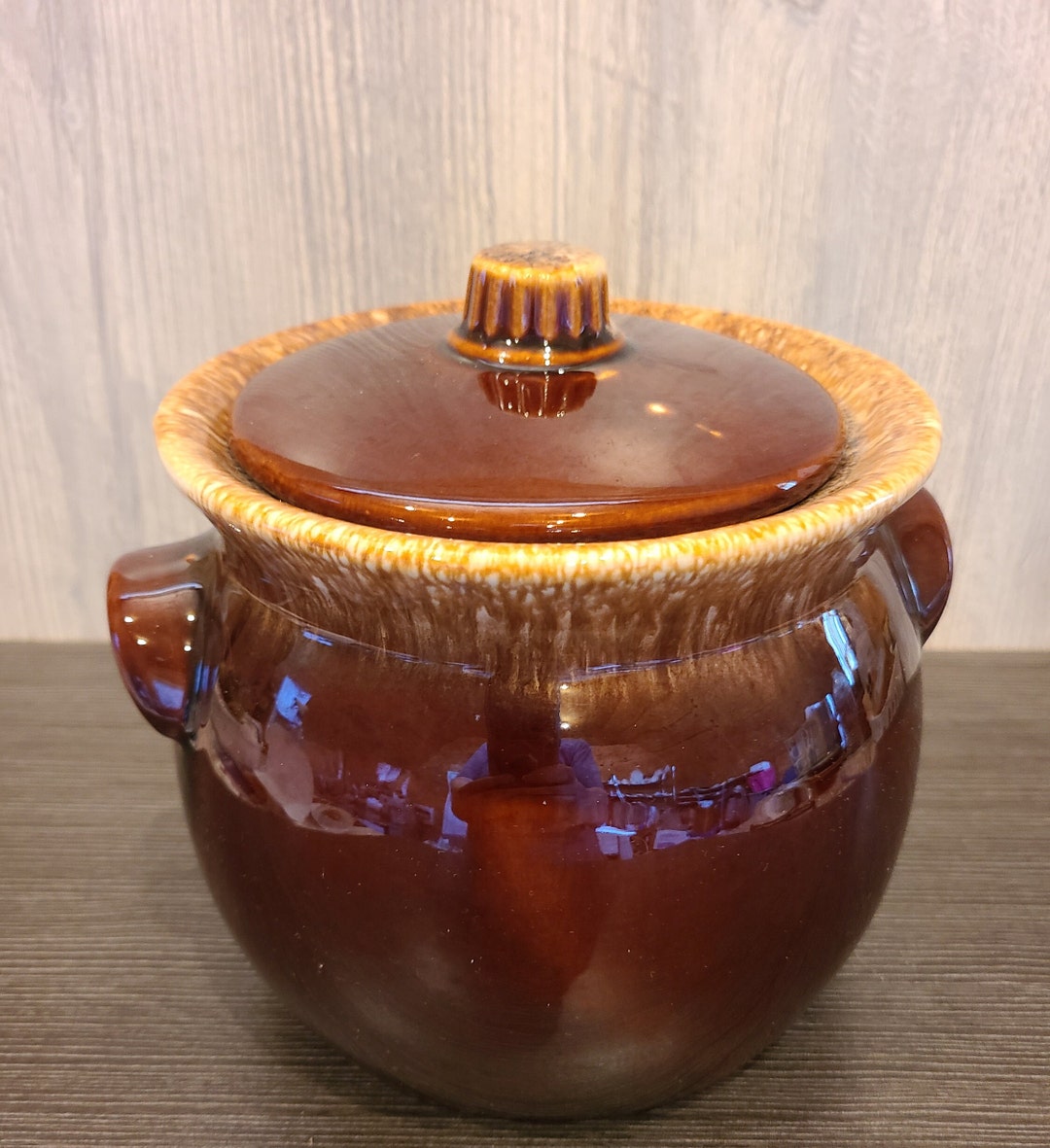 Vintage Hull Bean Pot With Lid. - Etsy
