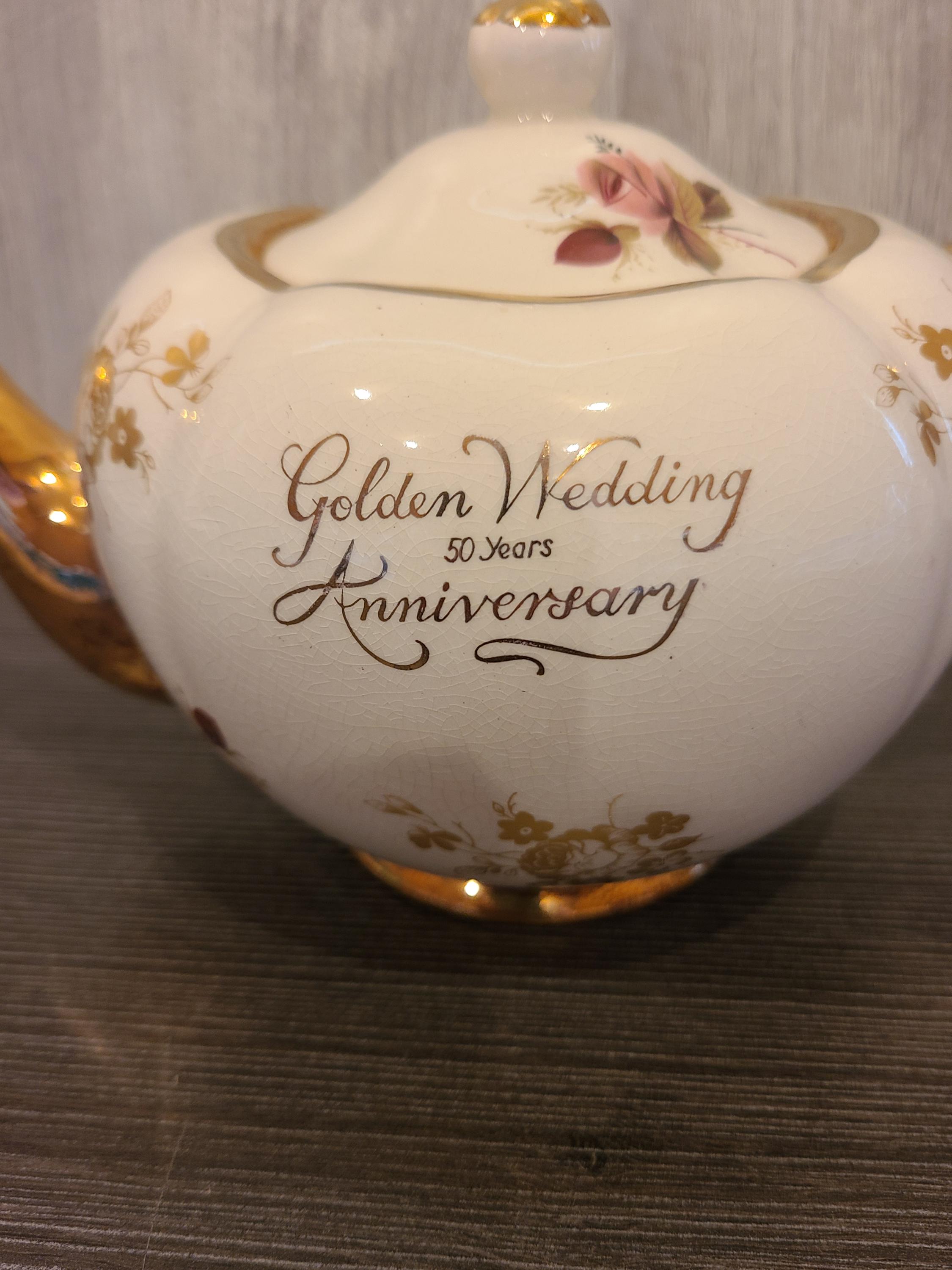 50th Wedding Anniversary Tea Pot by Price - Etsy