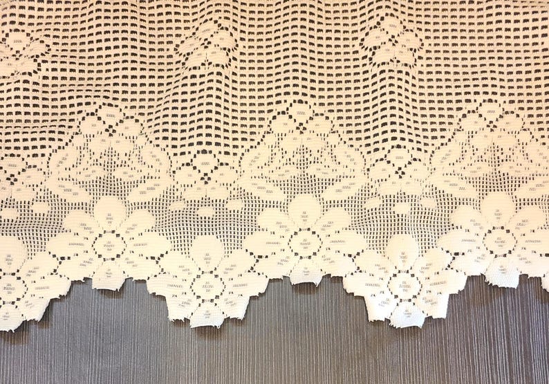 Lace Valance. Cream Colored. Curtains. - Etsy