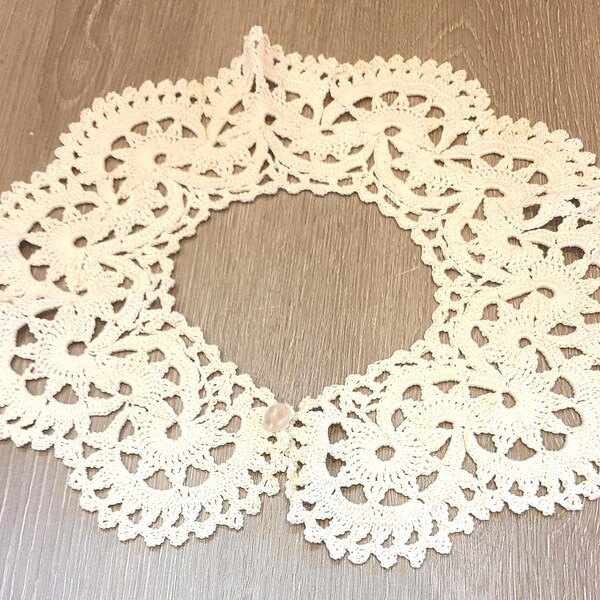 Cream Lace Collar - Etsy