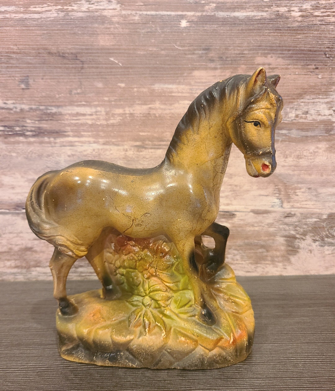 Chalkware Horse. - Etsy