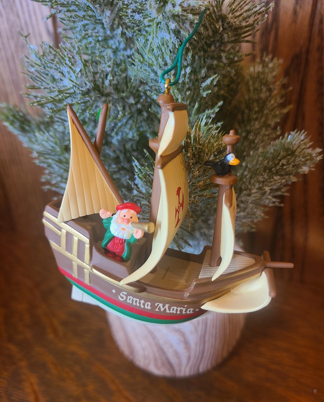 Hallmark Santa Maria 1992. Sailing Ship. Tree Ornament. - Etsy