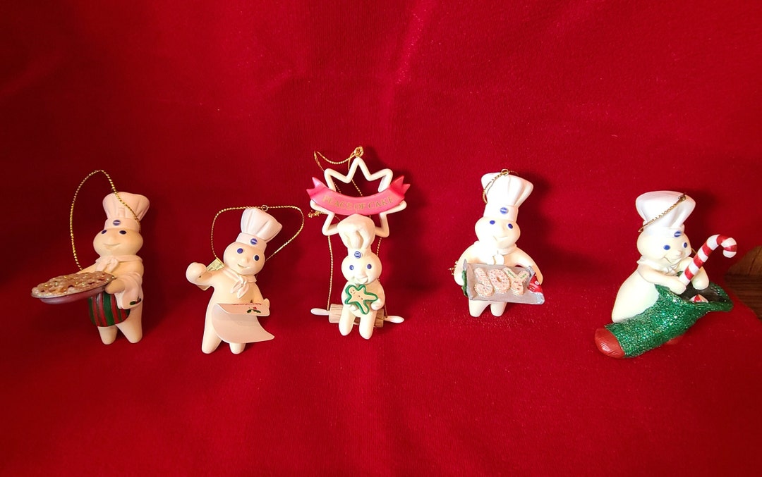 Pillsbury Doughboy Tree Ornaments. Danbury Mint Collection - Etsy