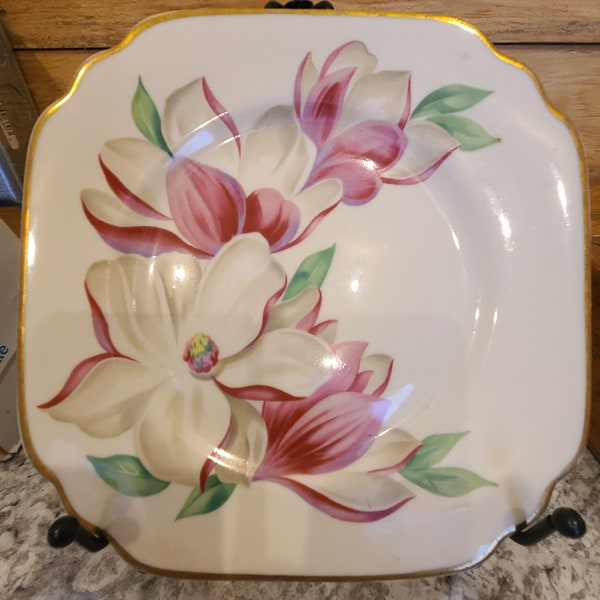 Magnolia Plate - Etsy