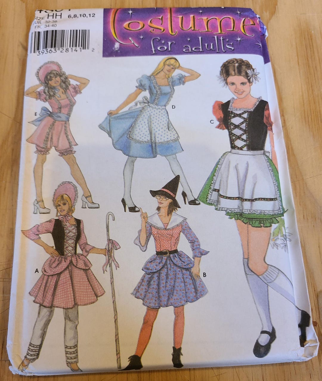Swiss Miss, Mary Had a Little Lamb, Bo Peep, Witch, Dorothy, Simplicity ...