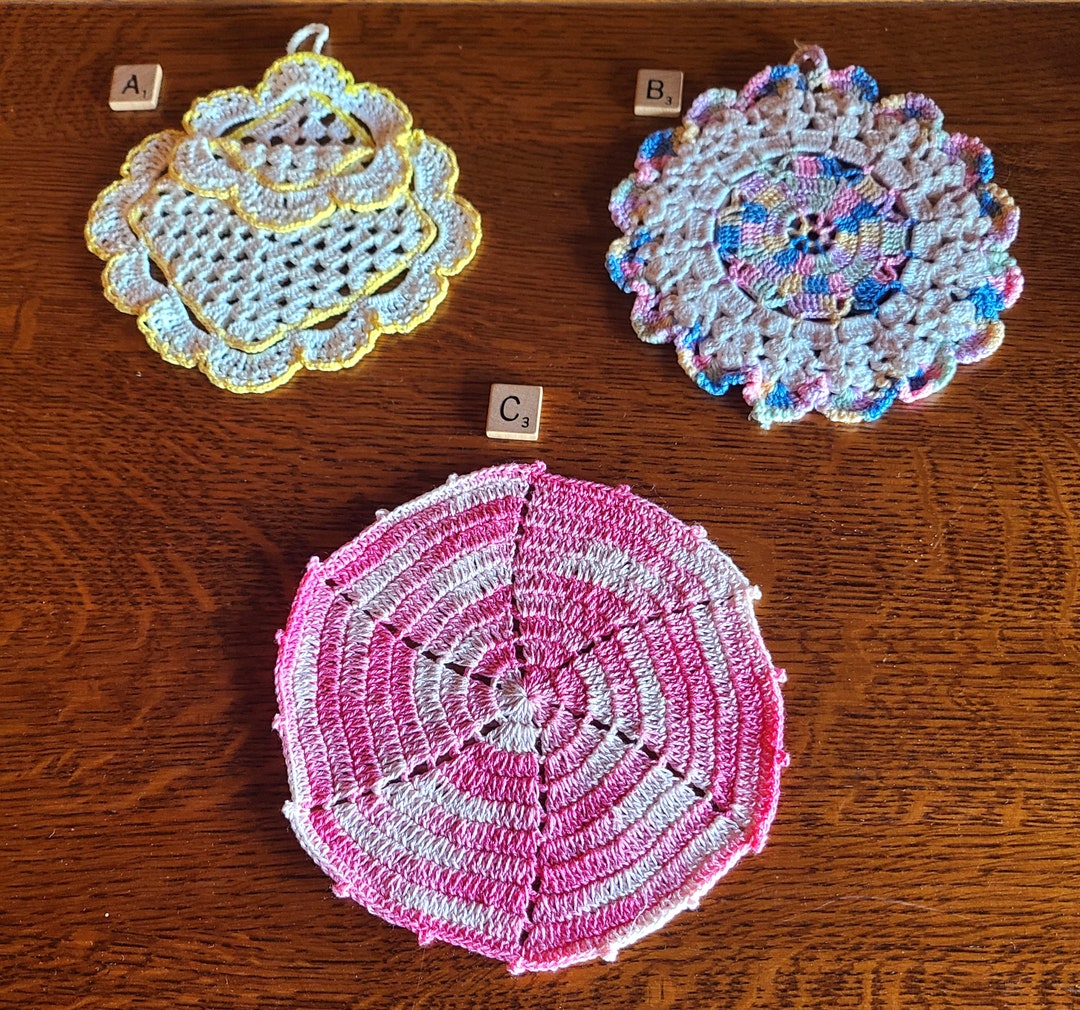 Vintage Hot Pads - Etsy