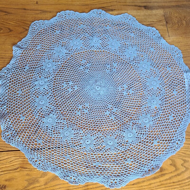 Blue Doilies - Etsy