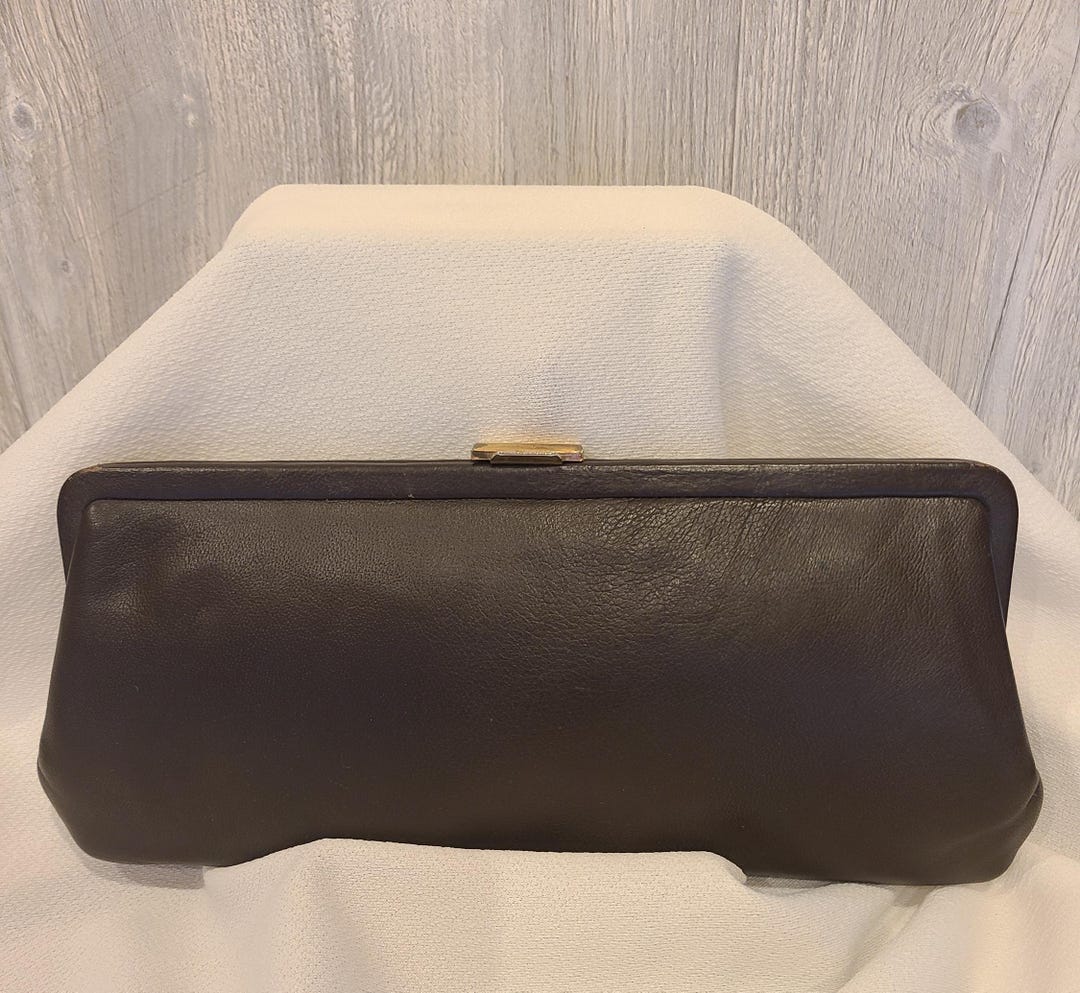 Ingber Clutch With Chain Handle. Brown - Etsy