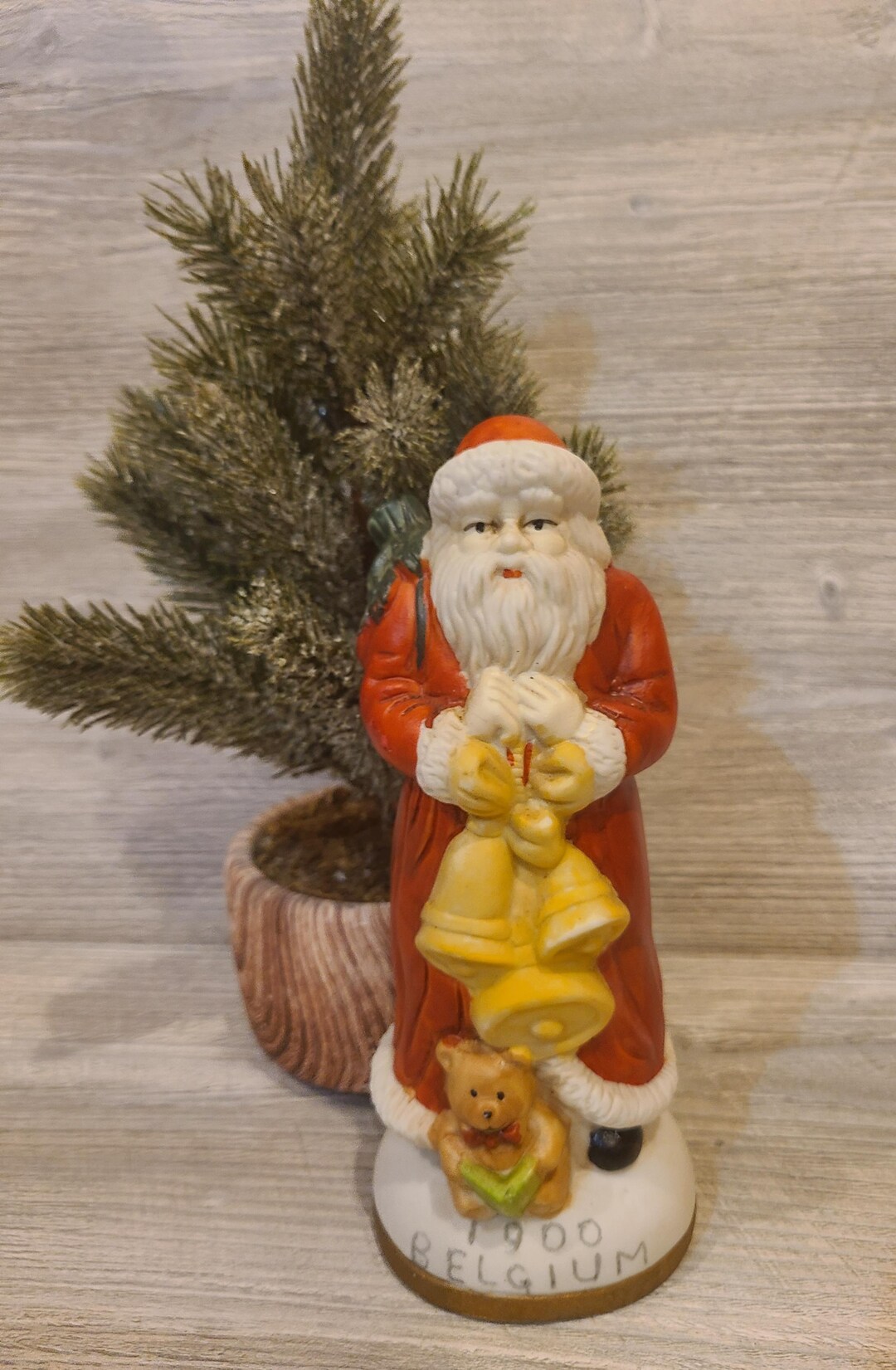 1900 Belgium Santa. Porcelain Figurine. - Etsy