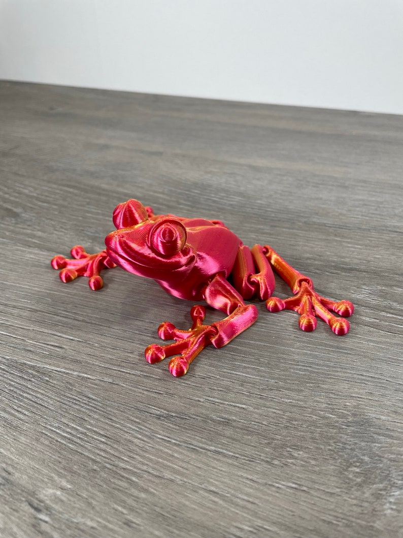 Fully Articulated 3D Printed Flexi-frog by Flexi-factory - Etsy