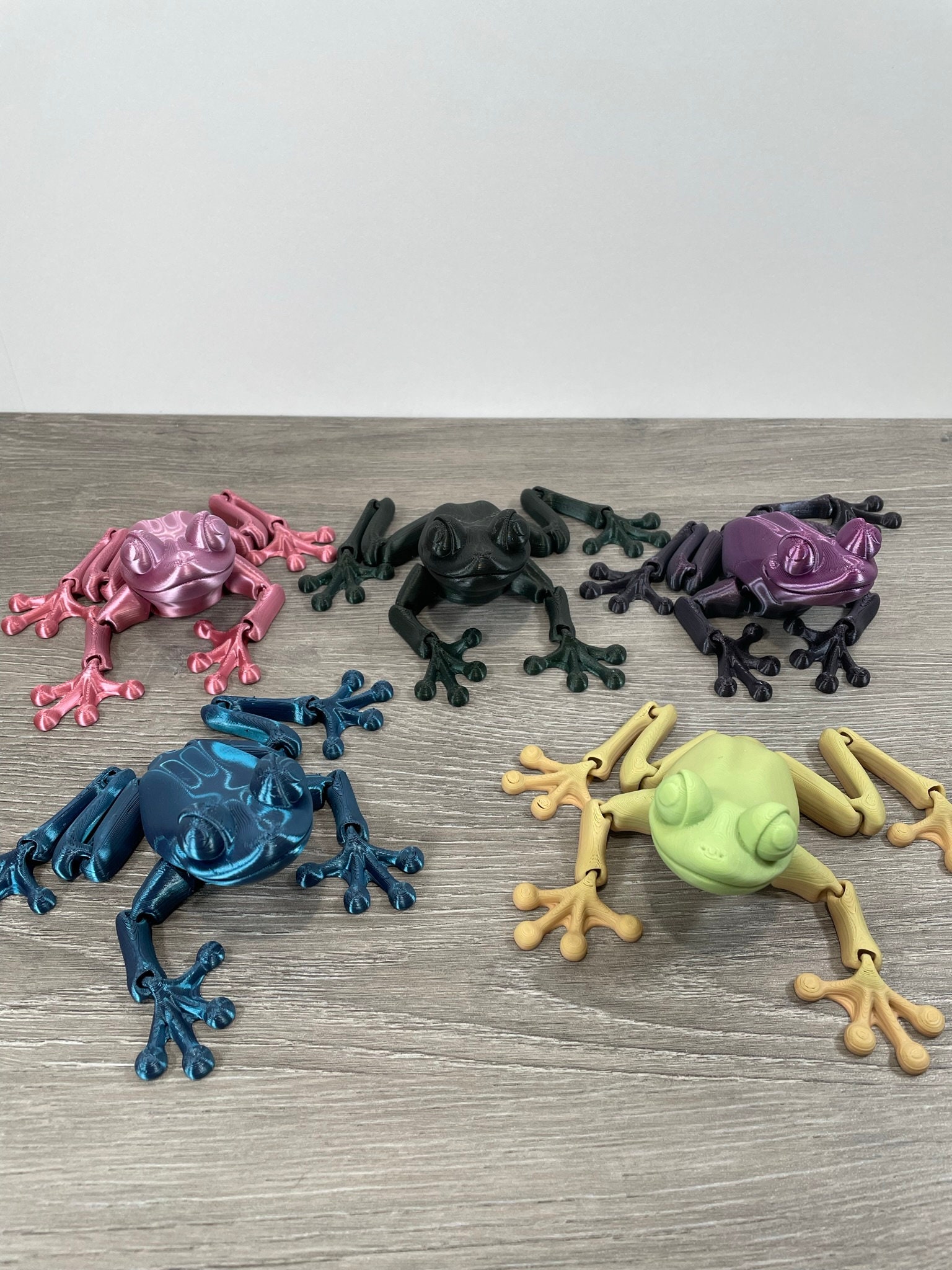 Fully Articulated 3D Printed Flexi-frog by Flexi-factory - Etsy