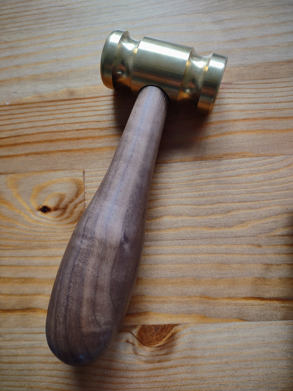 Brass Hammer Carving Mallet Handmade Tool Leatherworking/woodworking ...