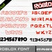 Roblox SVG Roblox Alphabet PNG Roblox TTF Digital Download Layered ...