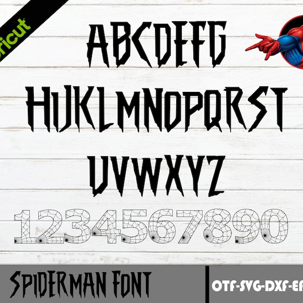 Spiderman Letters - Etsy UK