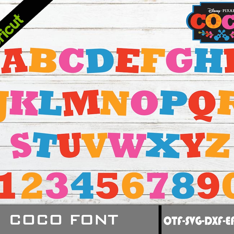Coco Movie Font - Etsy