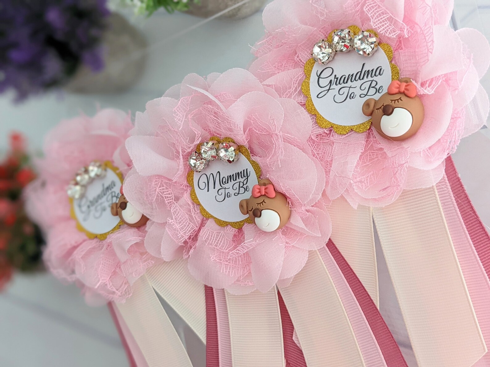 Baby Announcement Pins Grandma to Be Keepsake Pins Granny to - Etsy