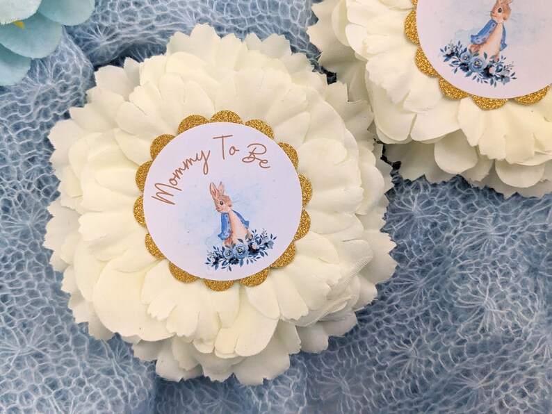 Rabbit Baby Shower Pin Keepsake Gift for Expecting Parent - Etsy