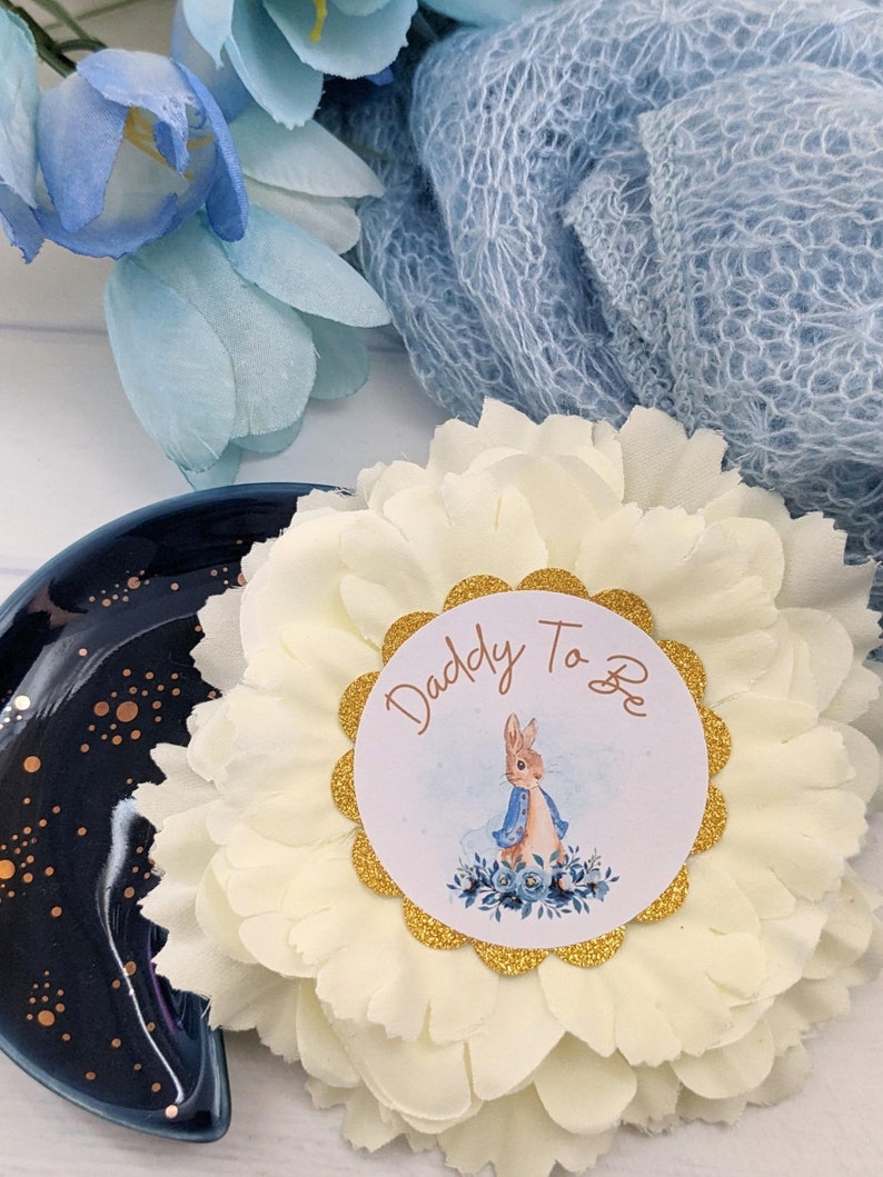 Rabbit Baby Shower Pin Keepsake Gift for Expecting Parent - Etsy