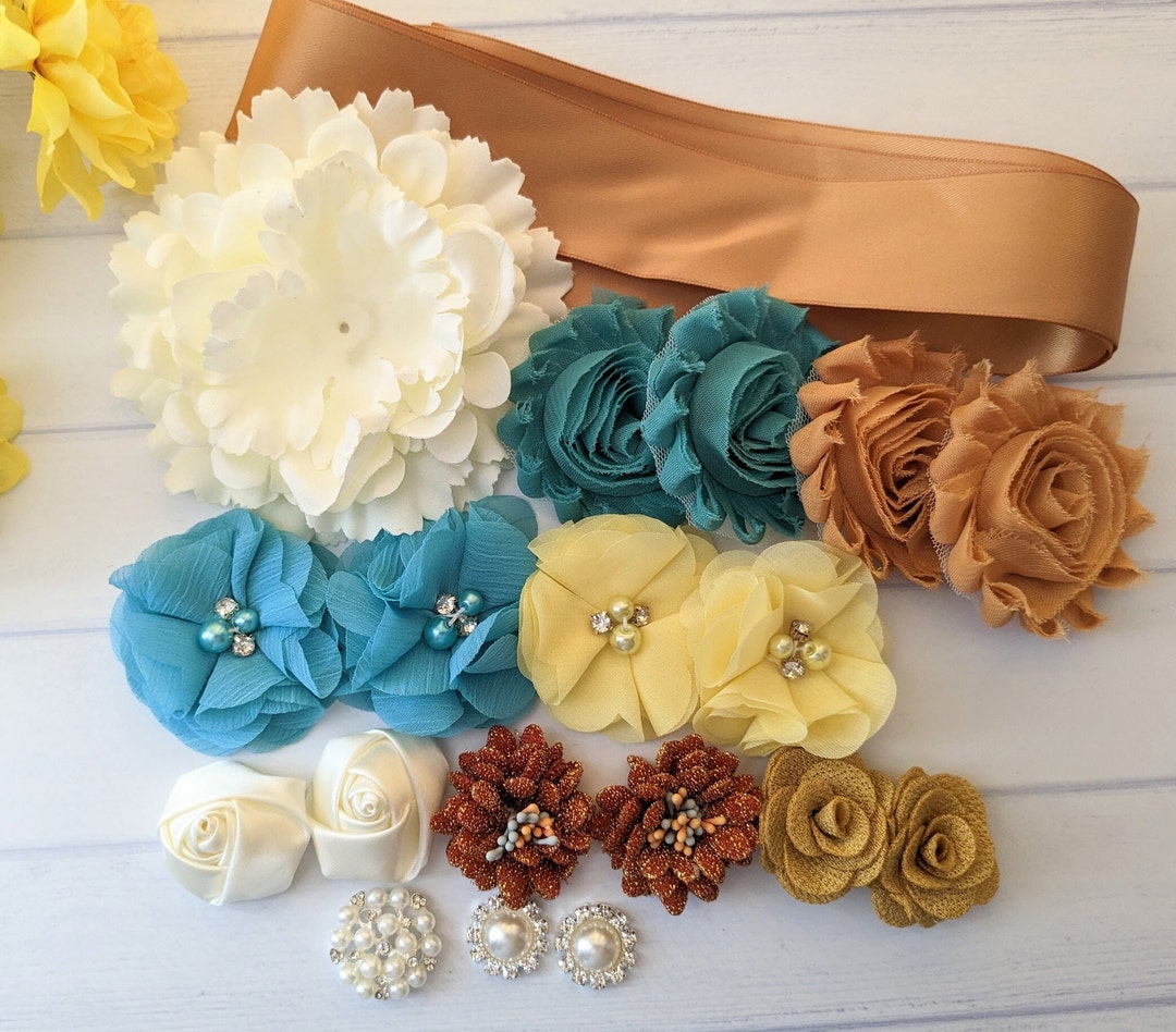 DIY Maternity Sash Craft Supply Kit for Here Comes the Son Baby Boy ...