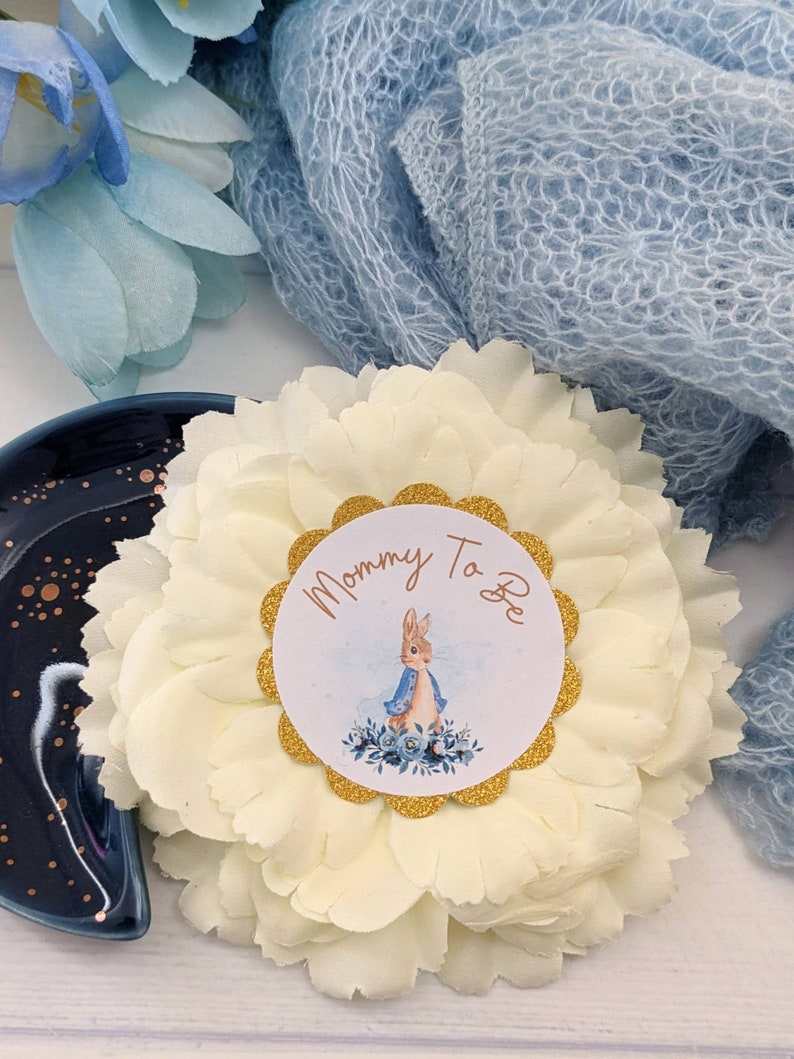 Rabbit Baby Shower Pin Keepsake Gift for Expecting Parent - Etsy
