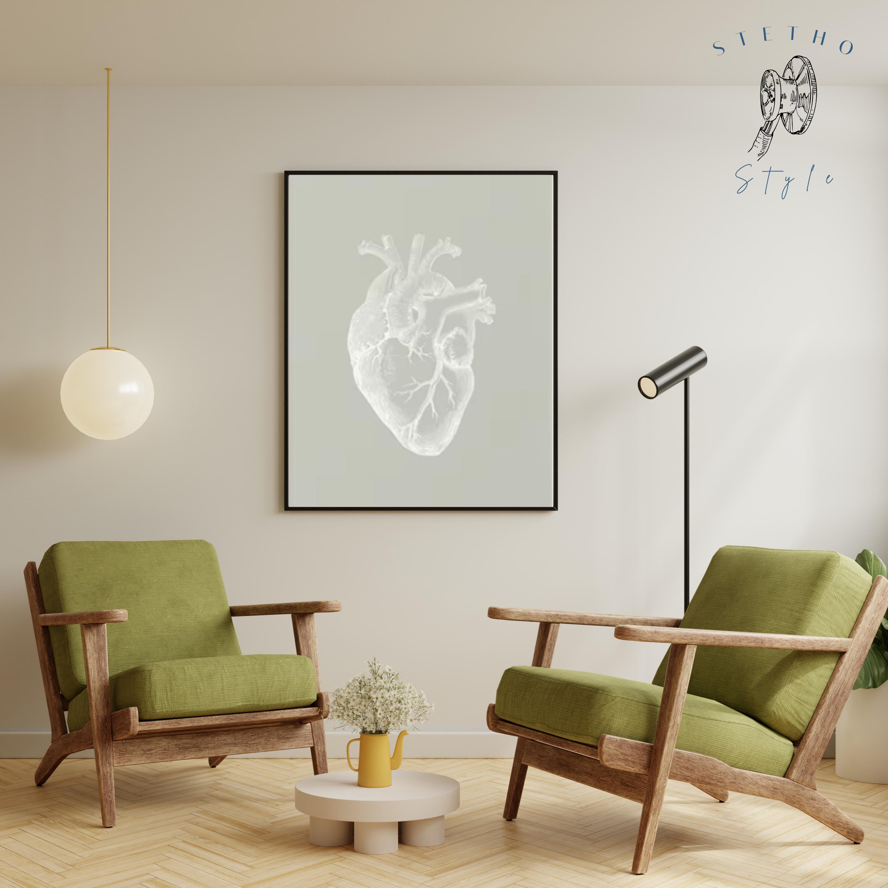 Minimalist Human Anatomy Posters Abstract Anatomy Wall Art Canvas ...