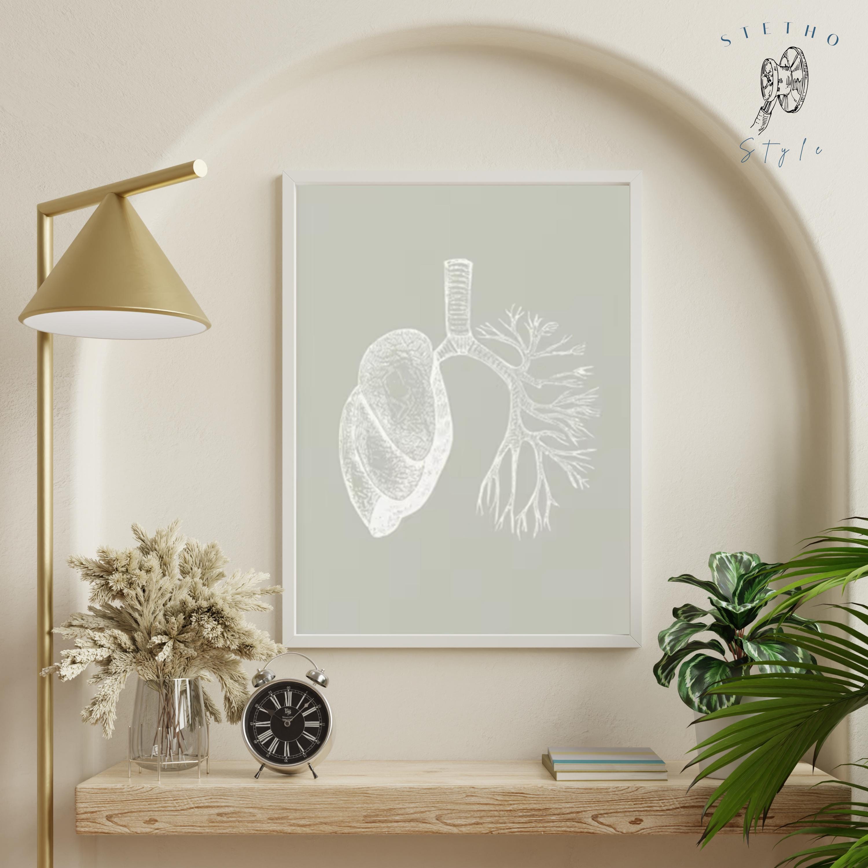Minimalist Human Anatomy Posters Abstract Anatomy Wall Art Canvas ...