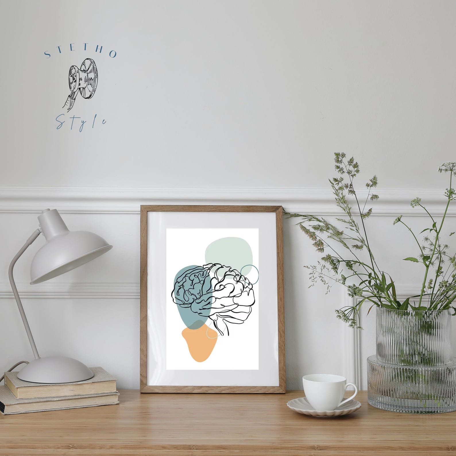 Human Anatomy Medical Wall Art Canvas Prints for Clinic Doctors Office ...