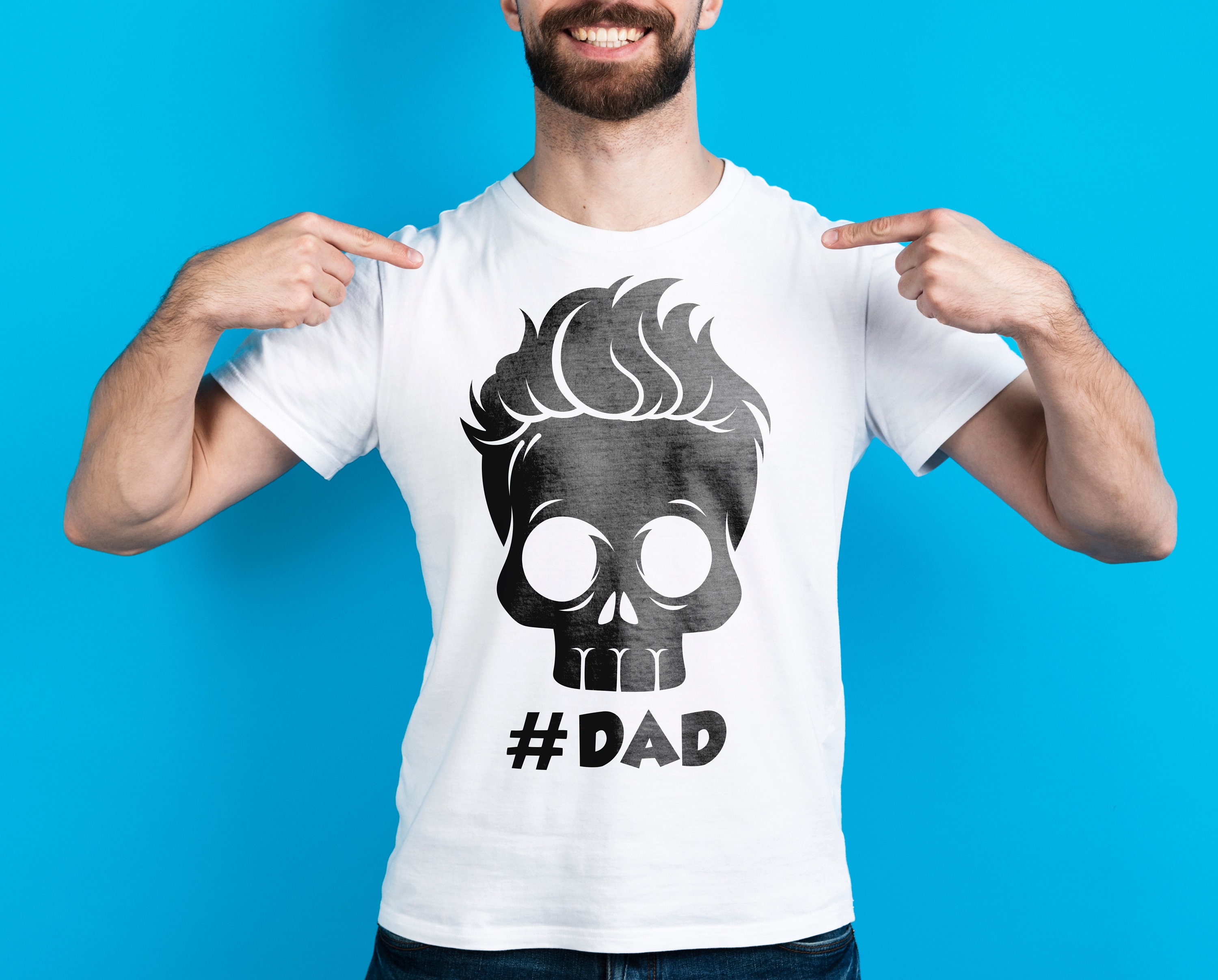 Skull Print Dad Life Svg, Dad Life PNG, Dad Skull Svg, Sublimation ...