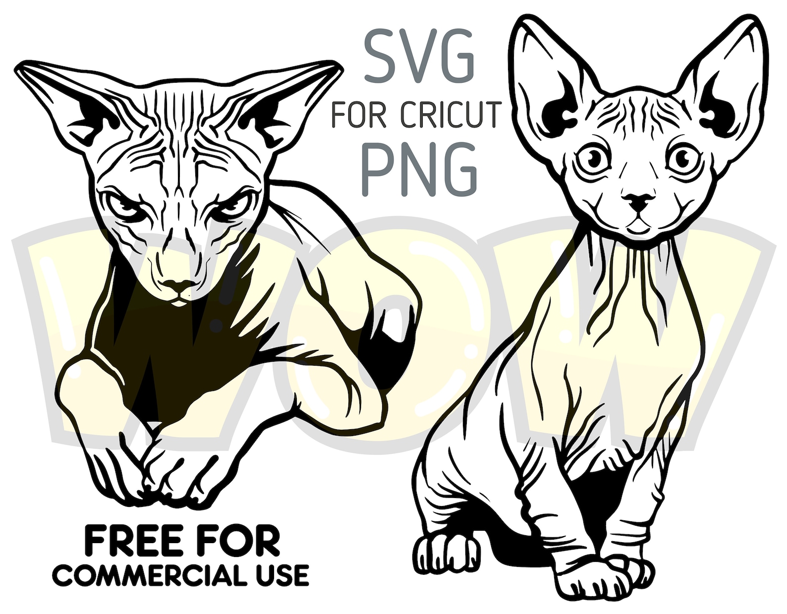 Cute Sphynx Cat Svg for Cricut Cat Cut File Digital - Etsy Australia